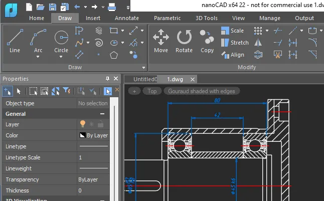 NanoCAD 2D - Dibujo técnico en 2D